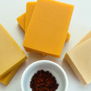 How to Make Naturally Yellow to Orange Annatto Soap • Lovely Greens