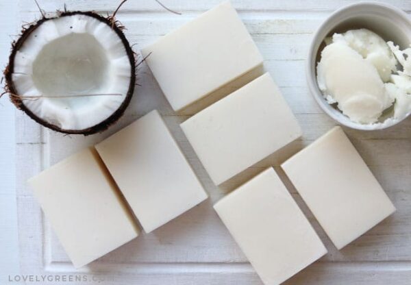 How to Make Pure 100% Coconut Oil Soap (Cold-Process Recipe)