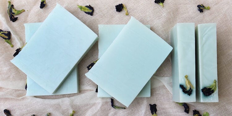Butterfly Pea Flower Soap Recipe • Lovely Greens