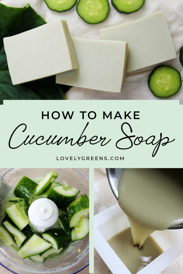 How to Make Cucumber Soap Using the Cold Process Method