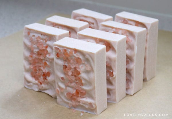 Pink Himalayan Salt Soap Recipe • Lovely Greens
