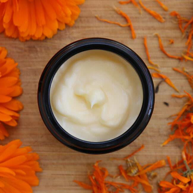 Natural Calendula Lotion Recipe • Lovely Greens