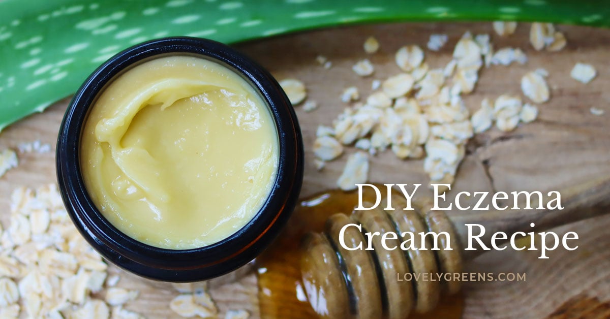 Natural Eczema Cream Recipe (Eczema Honey Copycat Recipe) • Lovely Greens
