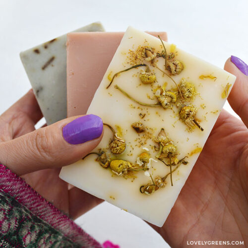 How to Use Herbs and Dried Flowers for Soap Making • Lovely Greens