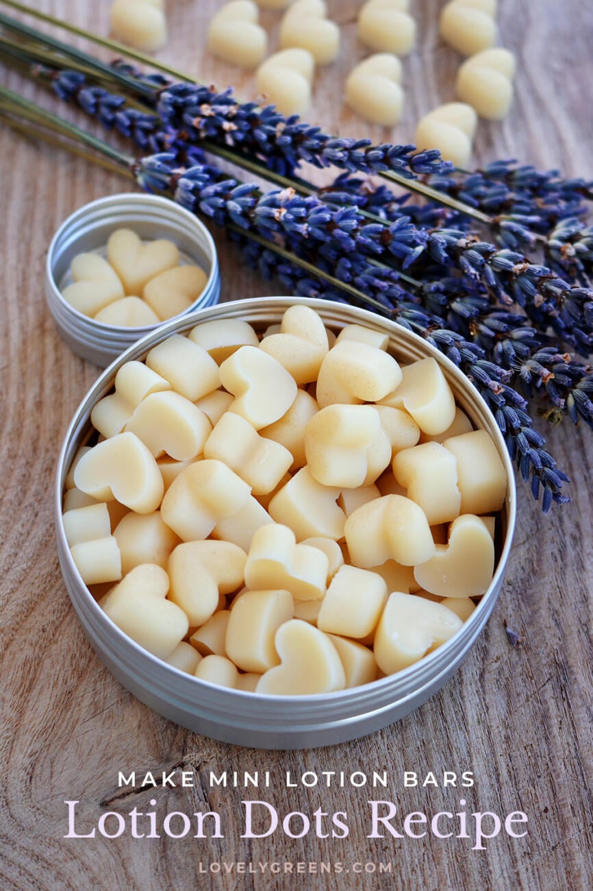 How to Make DIY Lotion Dots (Natural Solid Lotion Recipe)